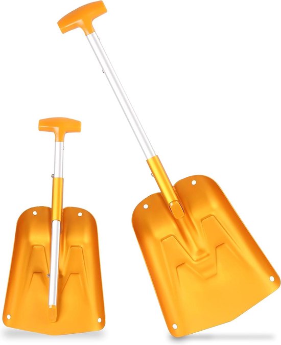 Sneeuwschep voor camping en tuin - opvouwbare spade - schep voor de ...