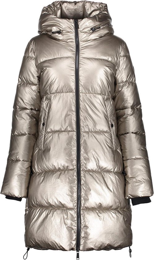 Geisha Jas Metallic Pufferjas 48558 12 Bronze Dames Maat - L | bol