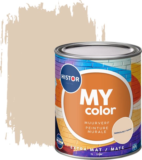 Histor MY Color Muurverf Extra Mat - Reinigbaar - Extra Dekkend - 2.5L ...