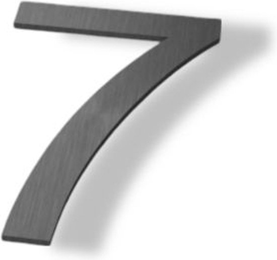 Nummer 7 Model: Huisnummer RVS | bol