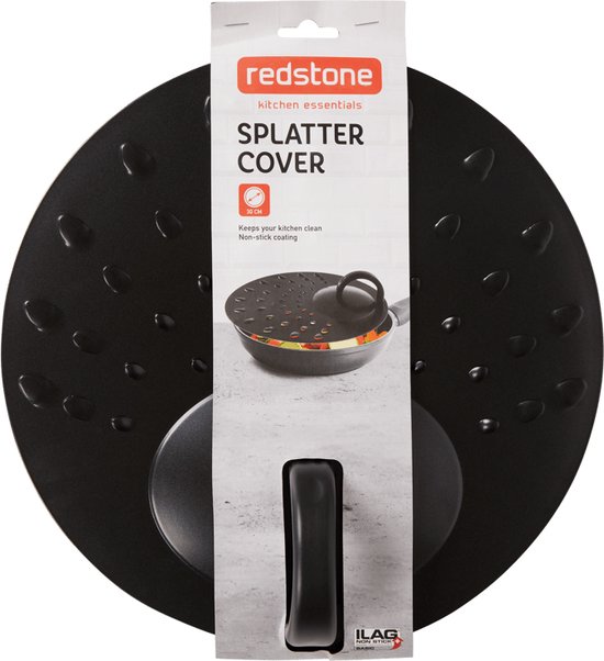 Redstone anti-spatdeksel - Ø 30 cm - Voorzien van I-LAG anti-aanbakcoating - Met... | bol