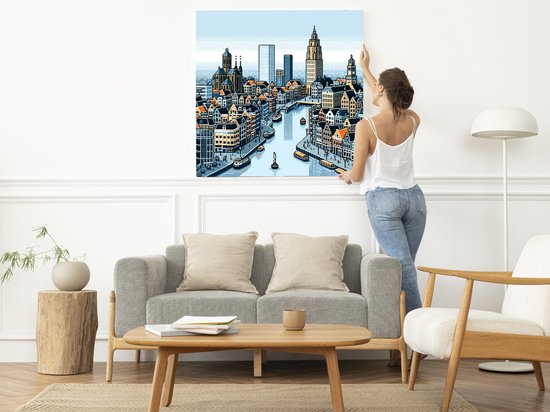 Pixel art groningen schilderij | Groningen through the Lens of ...