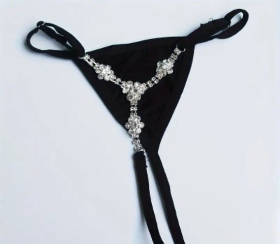Sexy string gemaakt van Strass steentjes, op de huid te dragen, erotisch, high end... | bol