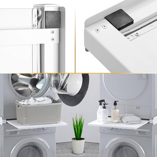 Tussenbouwframe universeel verbindingsframe wasmachine-droger 60 x 60 ...