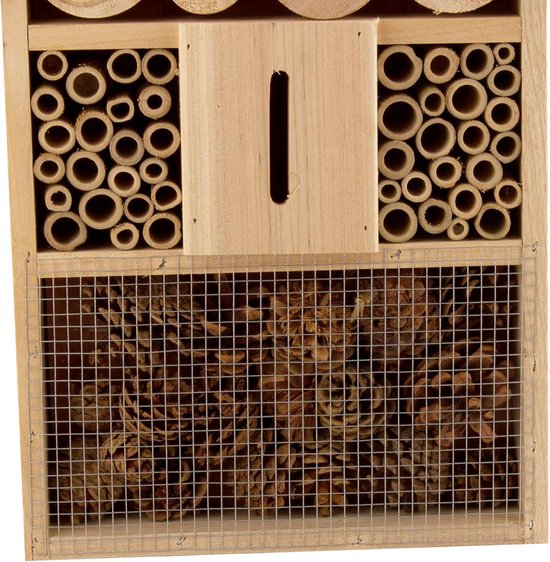 Insectenhuis met uitneembare lades voor tuin - Hotel Insect | bol