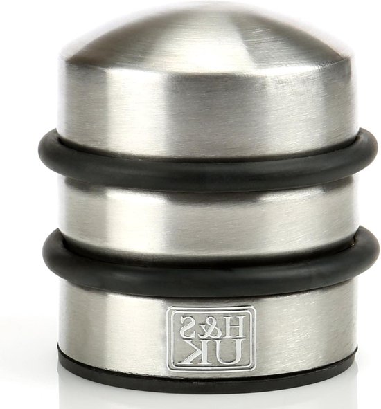 Robuuste zware deurstopper van roestvrij staal met rubberen ring ...