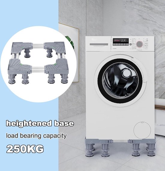 Verstelbare wasmachine- en drogerhouder 30 meter - opberger voor ...