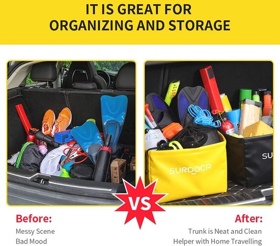 Waterdichte opbergbox voor in de auto - Multifunctionele ...