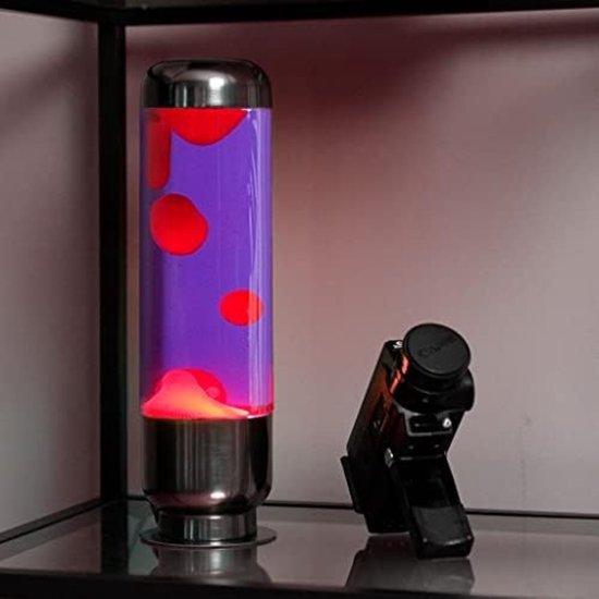 Lavalamp - Blauw & Rood - 35 cm - Lava Lamp - Lavalampen | bol
