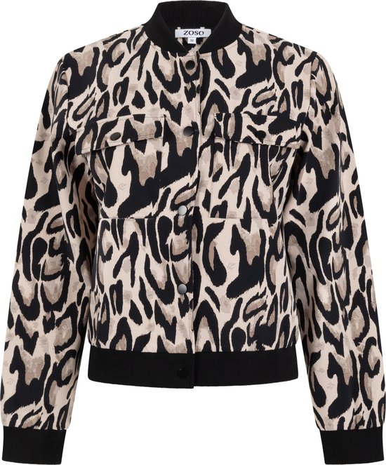 Zoso Vest Amanda 245 1305/0000- Greige- Black Dames Maat - XL | bol
