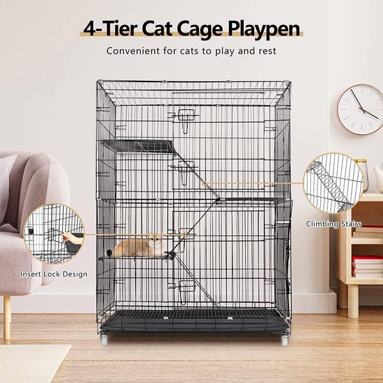 Equivera Kattenkooi - Kattenren - Kattenbench - Kattenkooi voor Binnen ...