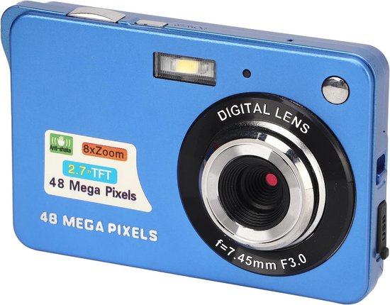 Digitale Camera voor Tieners - 4K 48MP Ultra HD Compact Camera - 2.7 ...