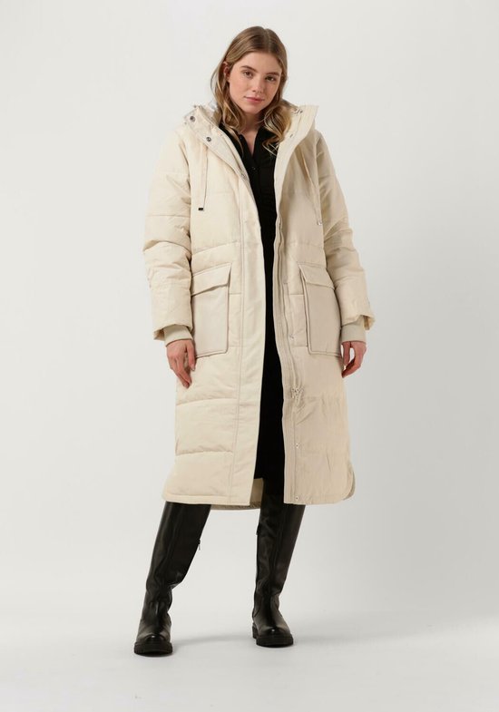 Moves Amilla Jassen Dames - Winterjas - Creme - Maat 40 | bol