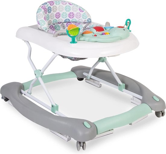 3-in-1 Rollator, Rocker en Push Along voor Baby's - Aqua | bol