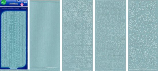 Starform - Velvet stickers - assortiment Light Blue | bol