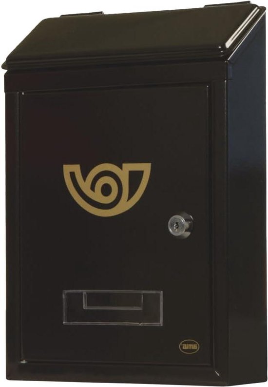 Mini brievenbus buiten Gelegeerd staal 295 x 21 x 62 cm Veilige ...