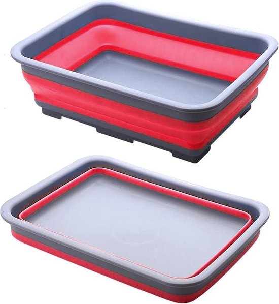 Opvouwbare afwasteil 10 liter - Grote wastafel - Draagbare wasbak ...