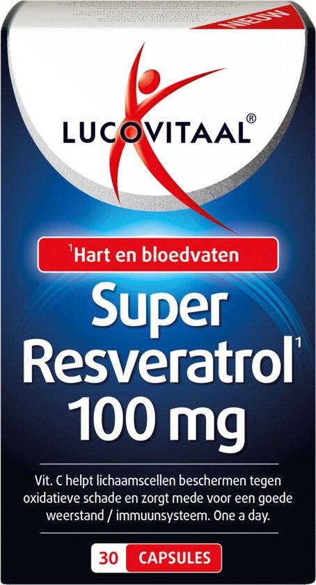 Lucovitaal Super Resveratrol 100 mg - 2 x 30 capsules ...