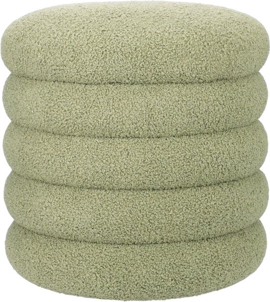 Blokker poef Easy - 40x40x41 met opbergruimte - groen | bol