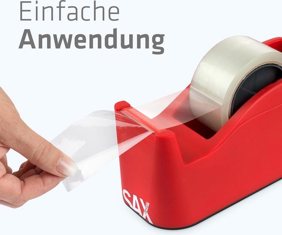 XXL eenhands plakbanddispenser - extra zwaar voor 50 mm band ...