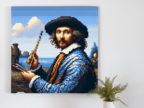 Pixel art rembrandt schilderij | Rembrandt gerecreëerd: een moderne ...