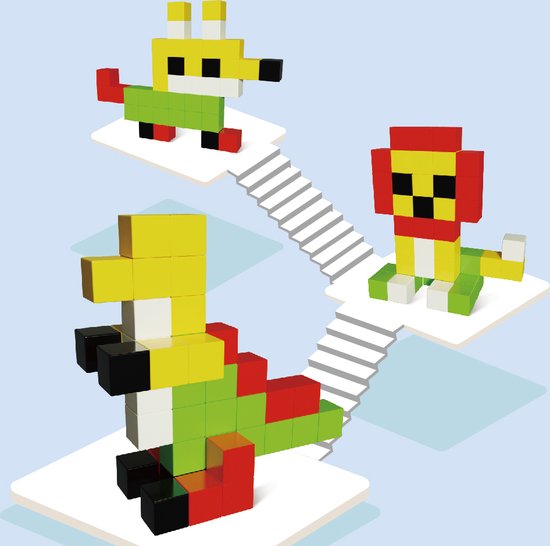 JUST23 Magnetic Tiles KBMD48 - Magnetisch Speelgoed - gebaseerd op ...