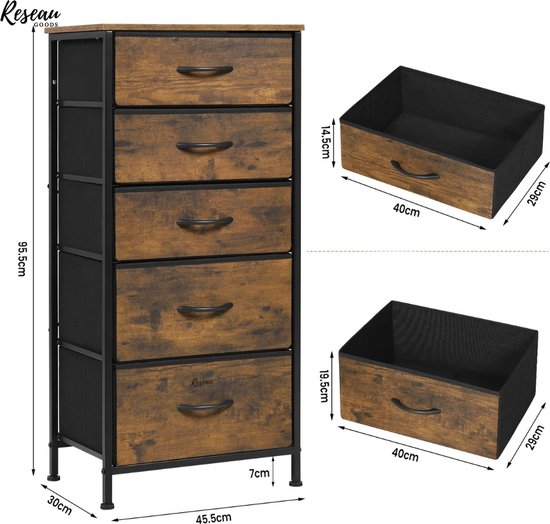 Ladekast - Ladenkastje - Ladenkast - Ladekastje - Ladekasten Slaapkamer ...