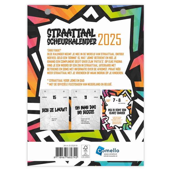 Straattaal scheurkalender 2025 | bol