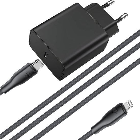 45W Snellader Adapter met 3 Meter USB-C Kabel - Geschikt voor Apple ...