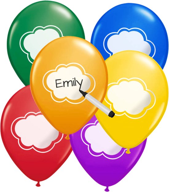 Folat - Writable balloons Assorti | bol