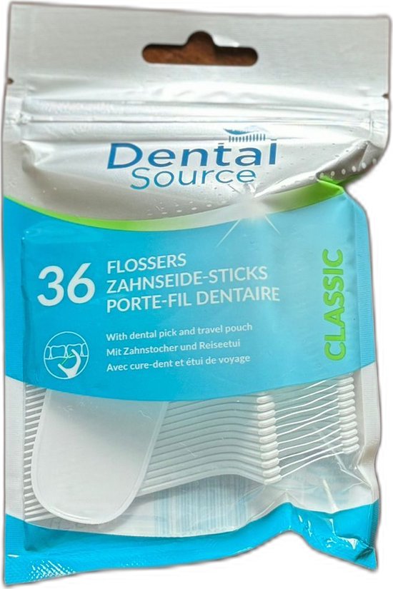 Dental Source Floss Stick - Flossers met tandenstoker - Inclusief ...