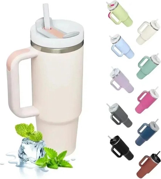 Thermosbeker - Roestvrij Staal - vacuüm - Dubbelwandig - 1200 ML ...