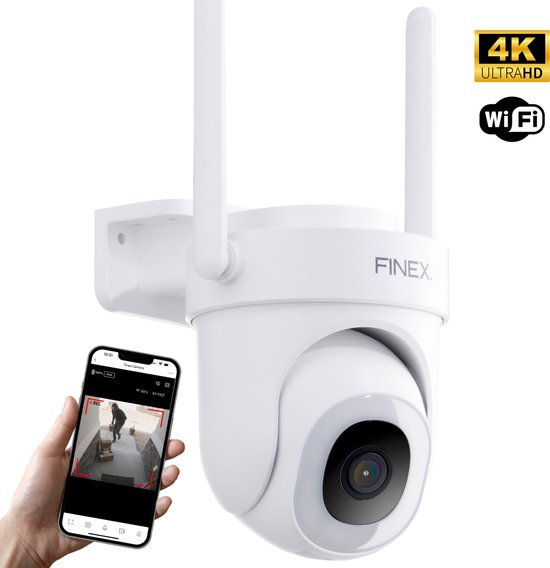 Finex Beveiligingscamera - Buiten camera met nachtzicht - Beveiligingscamera buiten -... | bol