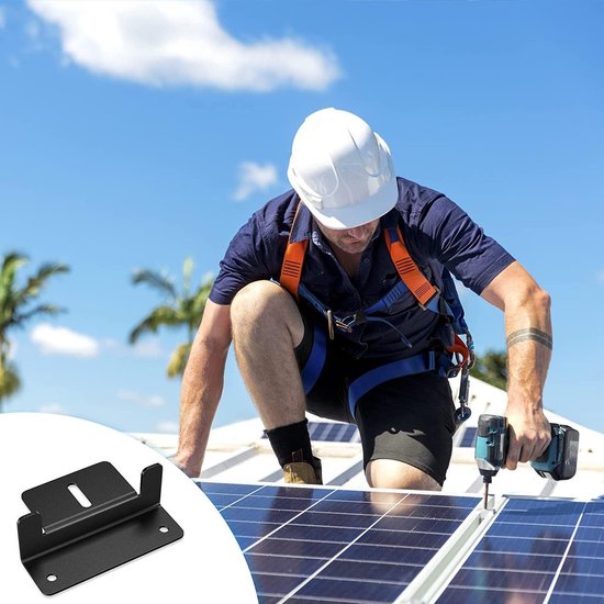 Solar Module Z Holder with Nut/Screws for Boat RV Caravan Roof Mounting ...