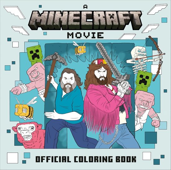 Minecraft-A Minecraft Movie Official Coloring Book | 9780593972786 ...