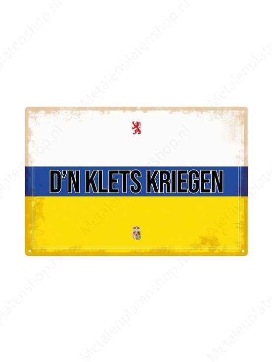 D'n klets kriegen - Limburgse Teksten | bol