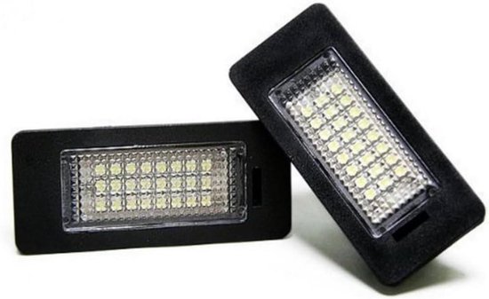Nordivar - Kentekenplaatverlichting wit voor BMW E39 E60 E70 E90 - Hoogwaardige kwaliteit | bol