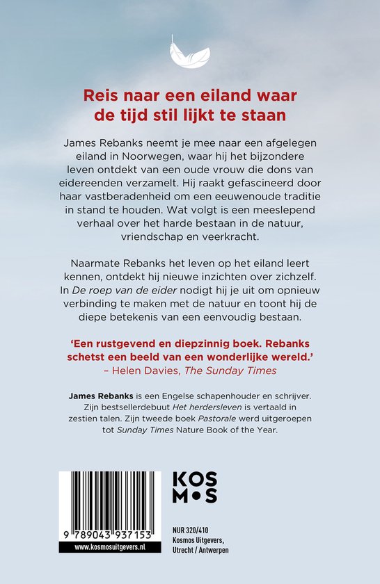 De roep van de eider, James Rebanks | 9789043937153 | Boeken | bol
