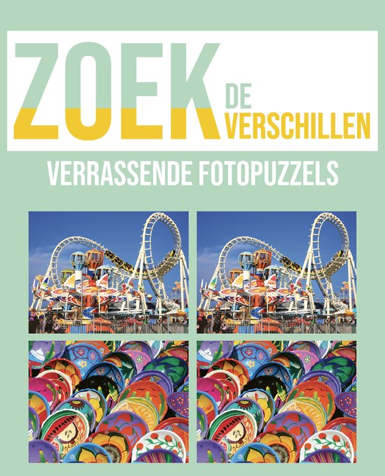 Zoek de verschillen - Verrassende fotopuzzels - logische foto puzzels | bol