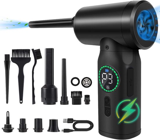 Musson - 2 In 1 Uitklapbare En Opzuigbare - Draadloze Blower - Computer ...