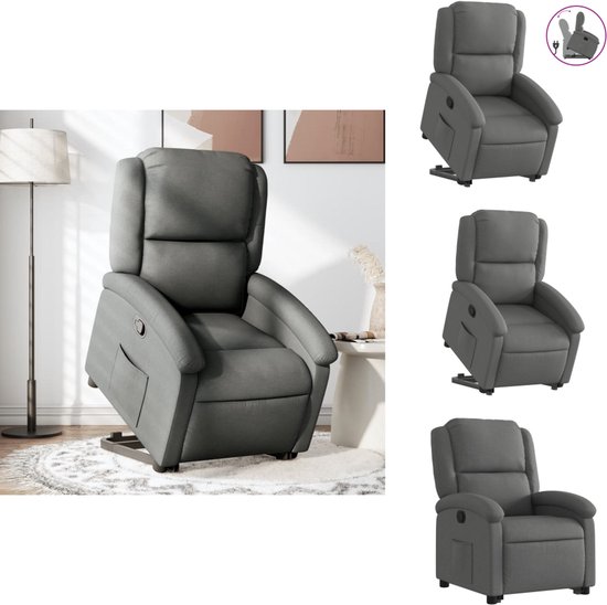 vidaXL Sta-op Verstelbare Fauteuil - Sta-op Verstelbare Fauteuils ...