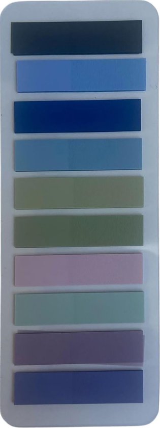 Index tabs - 200 stuks - 10 kleuren - sticky notes | bol