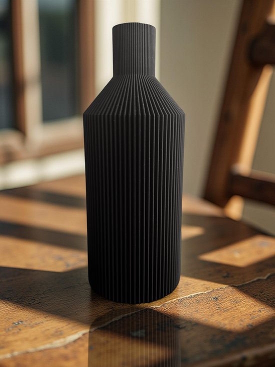 Zwarte Vaas (3D print Vaas) | bol
