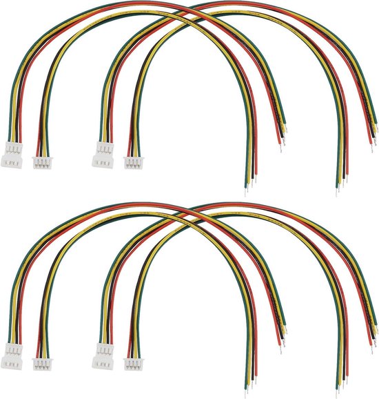 20 Stks 4Pin Mini Micro Plug en Socket 1.25mm JST Connector Compatibel ...