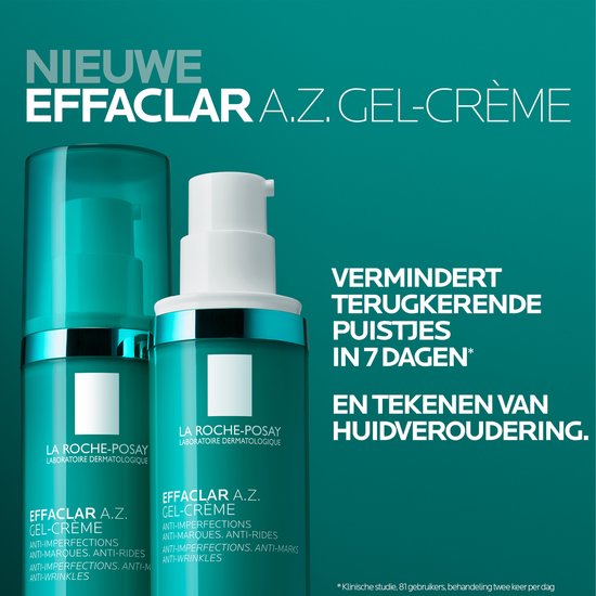 La Roche-Posay Effaclar A.Z. Gel-Crème - Anti-Onzuiverheden en Anti ...
