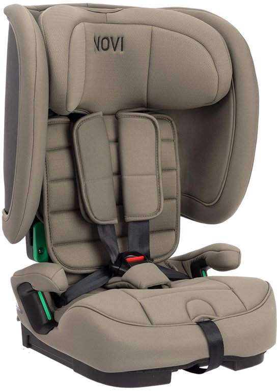 Novi Baby Morris I-Size Autostoel - Dark Taupe - Inclusief Draagtas | bol