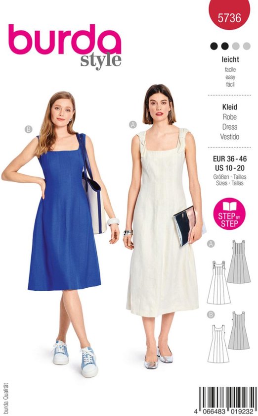 Burda - Nr. 5736 - Maat 36-46 | bol