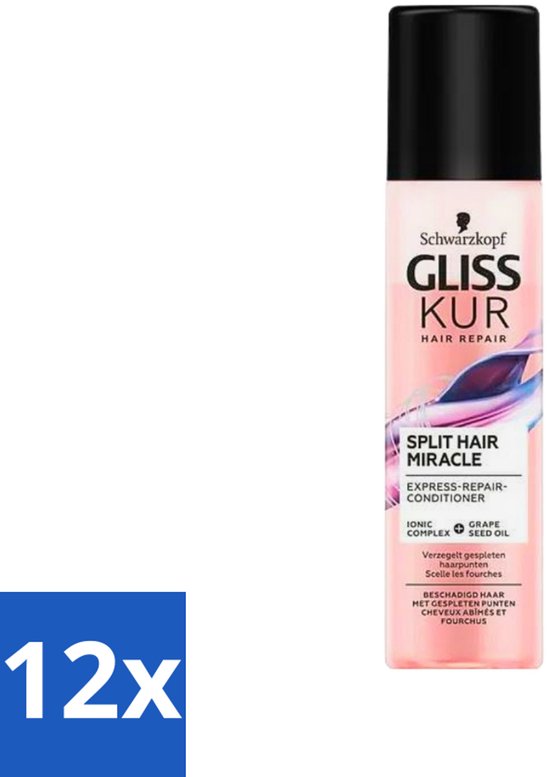 Gliss-Kur - Anti-Klit Spray - Split Hair Miracle - Herstelt Gespleten ...