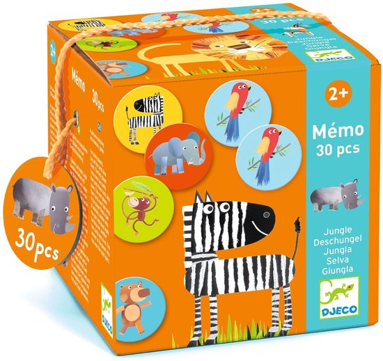 Djeco memory jungle +3jr | Games | bol