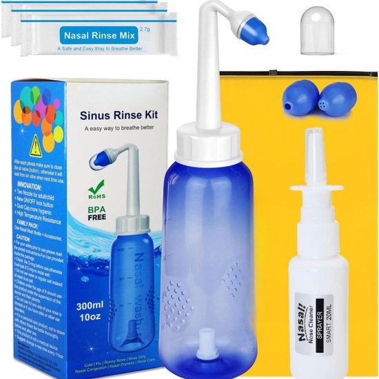 Neusdouche - Professionele Neusdouche - Neusspoeler - Neusdouche voor ...